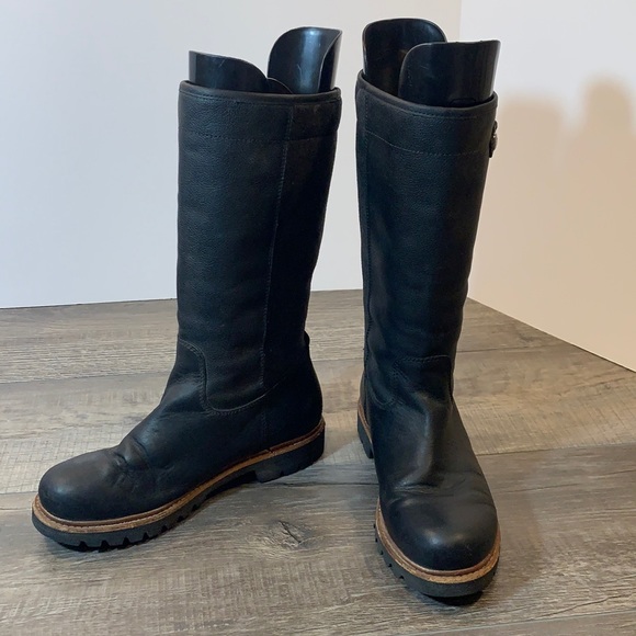 Panama Jack | Shoes | Panama Jack Leather Sherpa Lined Boots Size 366 ...